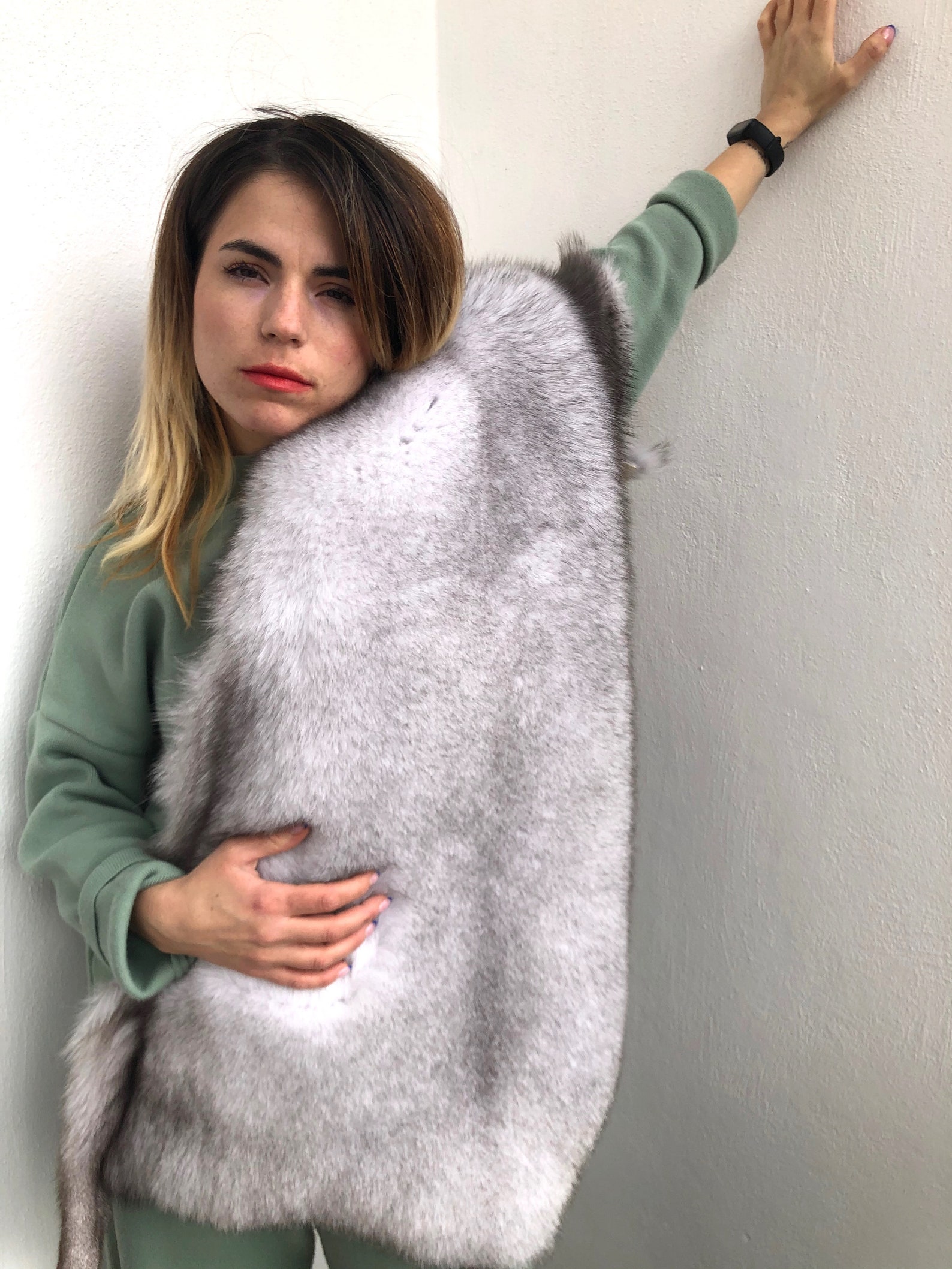 Genuine Blue Fox Fur Pelt Super Supple and Lavish as a Fur - Etsy