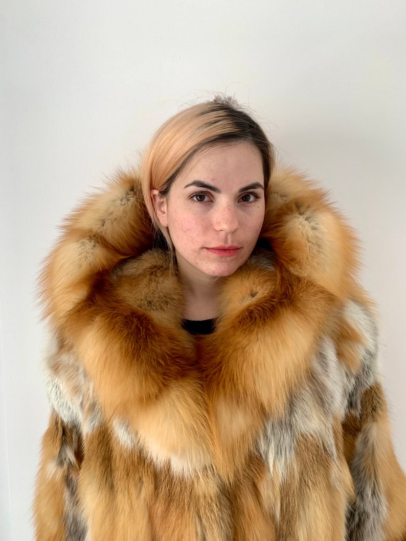 Echte vos bontjas Canadese rode vos bont capuchon jas. Echte - Etsy ...