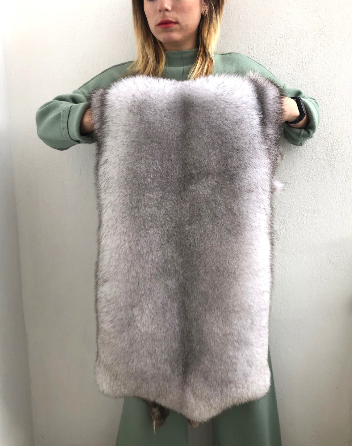 Genuine Blue Fox Fur Pelt Super Supple and Lavish as a Fur - Etsy