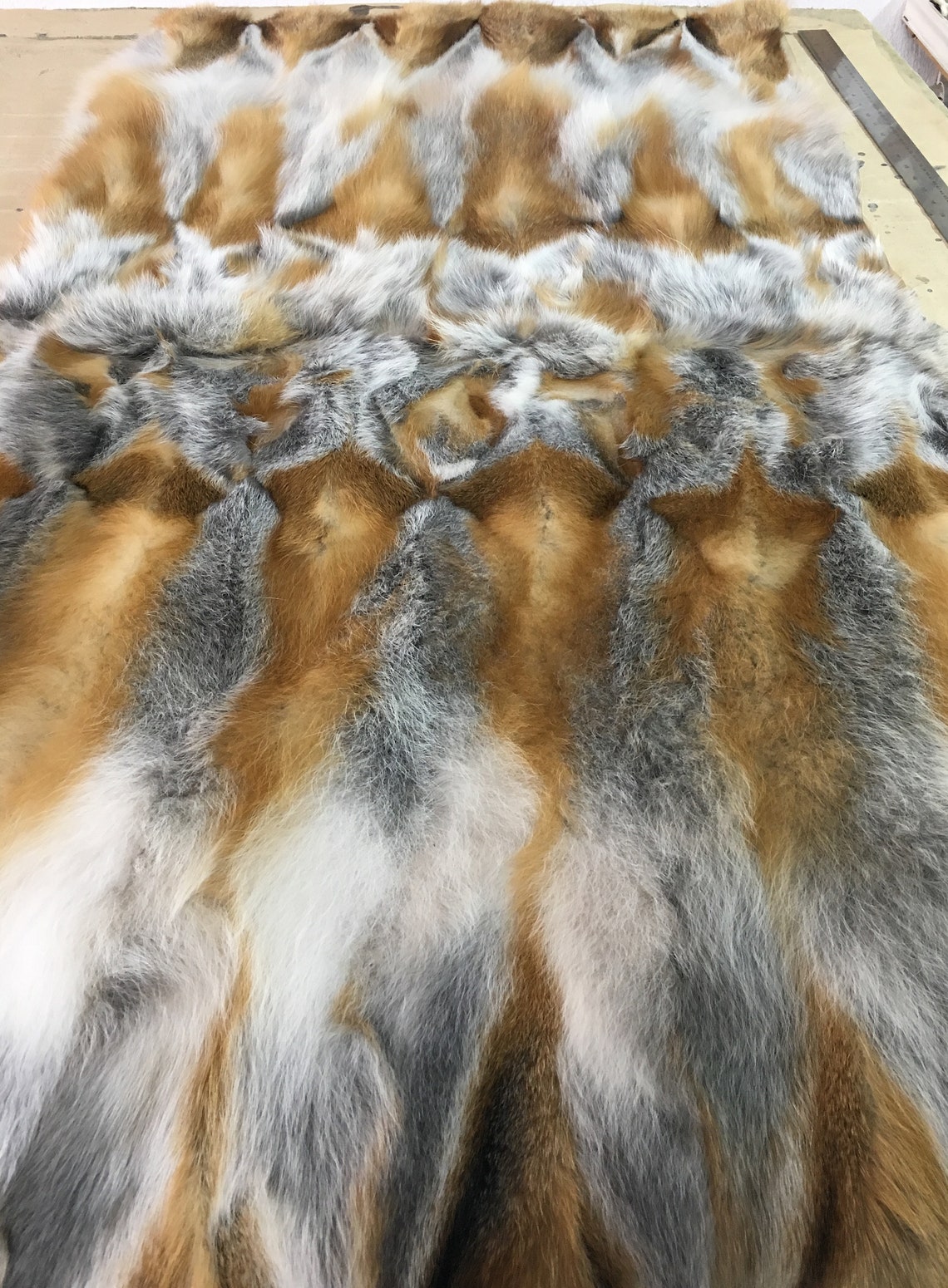 Real Fur Throw Blanket Fur Rag Real Fur Throw Rug Red - Etsy