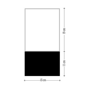 15x15x30 Cm 5.9x5.9x11.8 Inchesglass Display Showcase for Precious ...