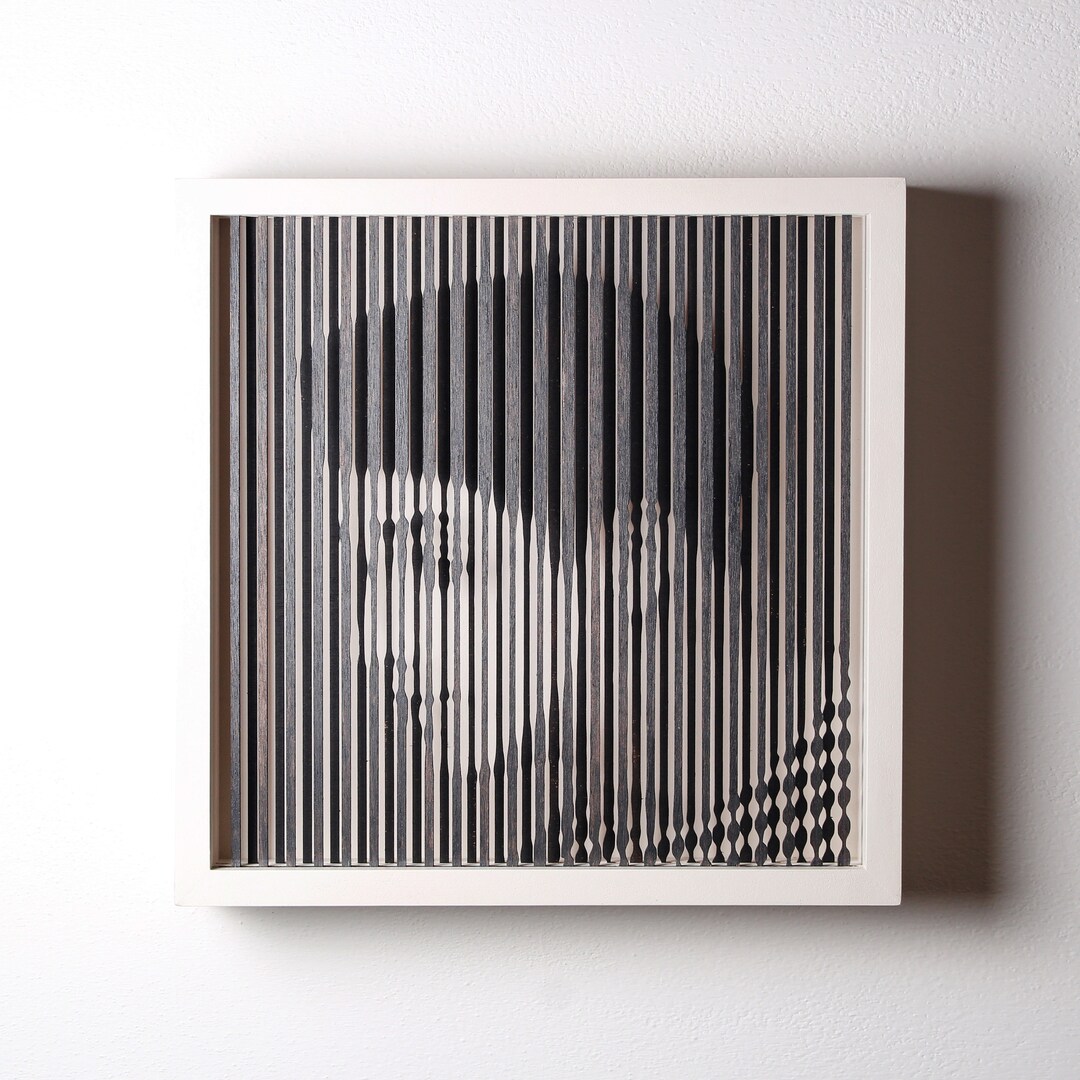 Original Artwork-the Mime Collection-wall Sculpture-home/office Decor ...