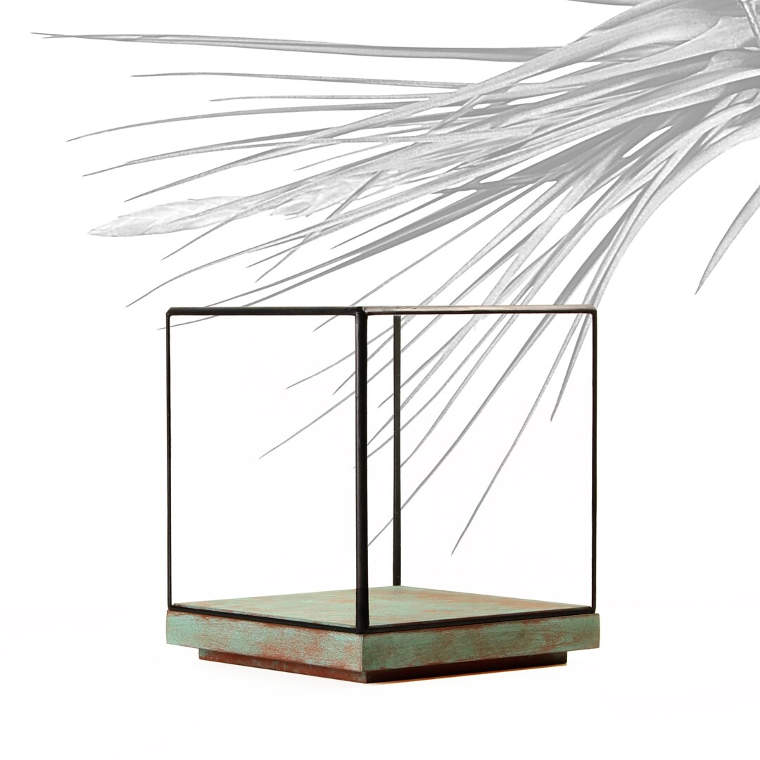 13x13x15 Cm 5.1x5.1x5.9 Inches Glass Display Showcase Tabletop ...