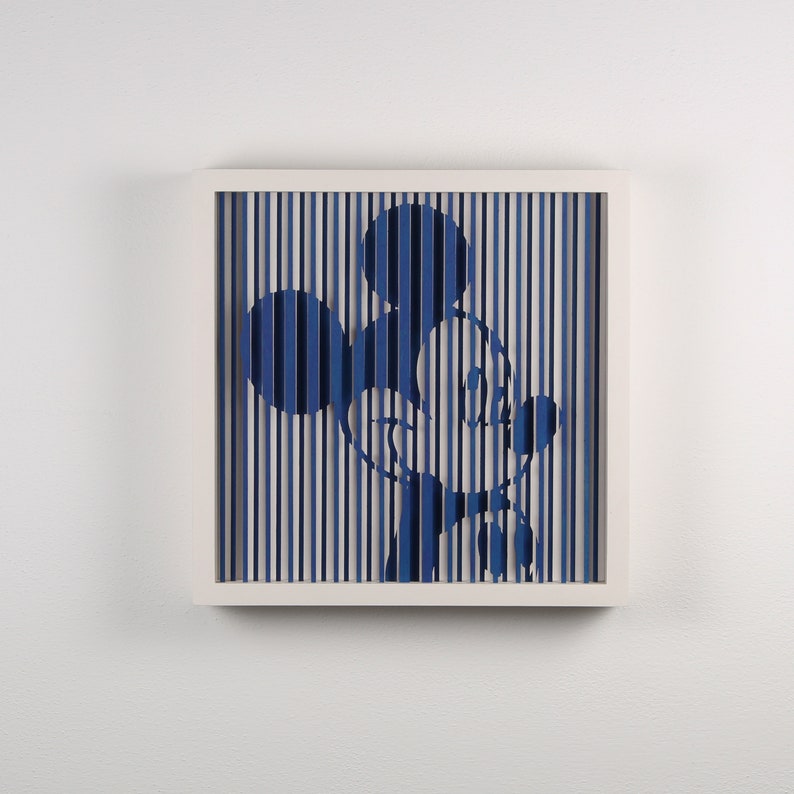 Mickey Mouse pop Art-3d Sculpture-home/office Decor - Etsy