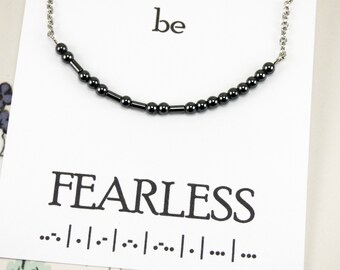 Fearless necklace | Etsy