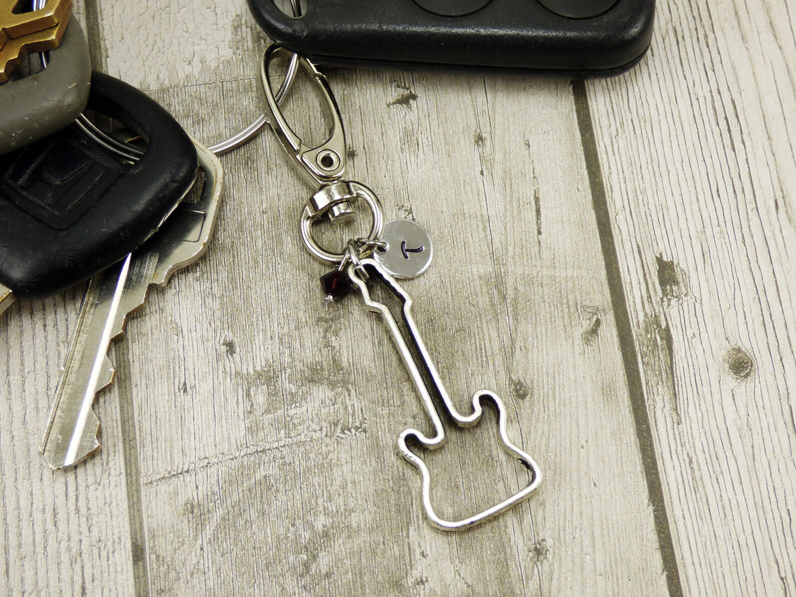 Guitar Keychain, Gifts for Guitar Players, Guitar Gifts for Him, Guitar ...