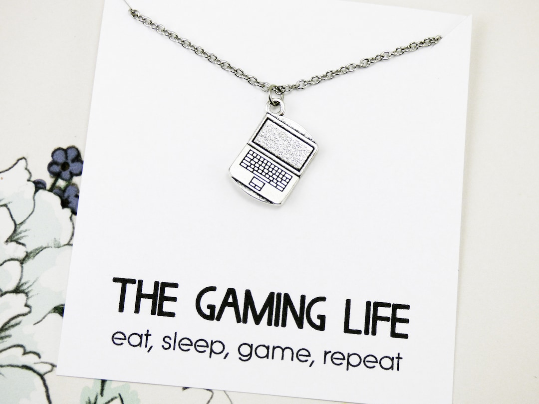 Laptop Necklace, Gamer Gifts for Pc Gamers, Presents for Gamers ...