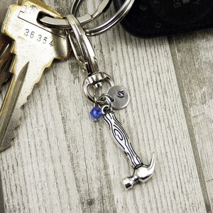 Hammer Bag Charm, Tool Key Chain, Mentor Gifts, Thank You Teacher Gift ...