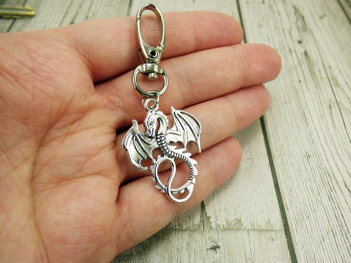 Dragon Keychain dragon gifts for her dragon lovers | Etsy