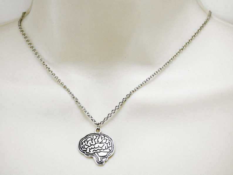 Brain Necklace Neuroscience Gift Nerdy Brain Gifts Cool - Etsy