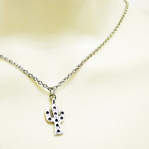 Cactus Necklace Charm, Cactus Themed Gifts, Personalized Gift, Friend ...