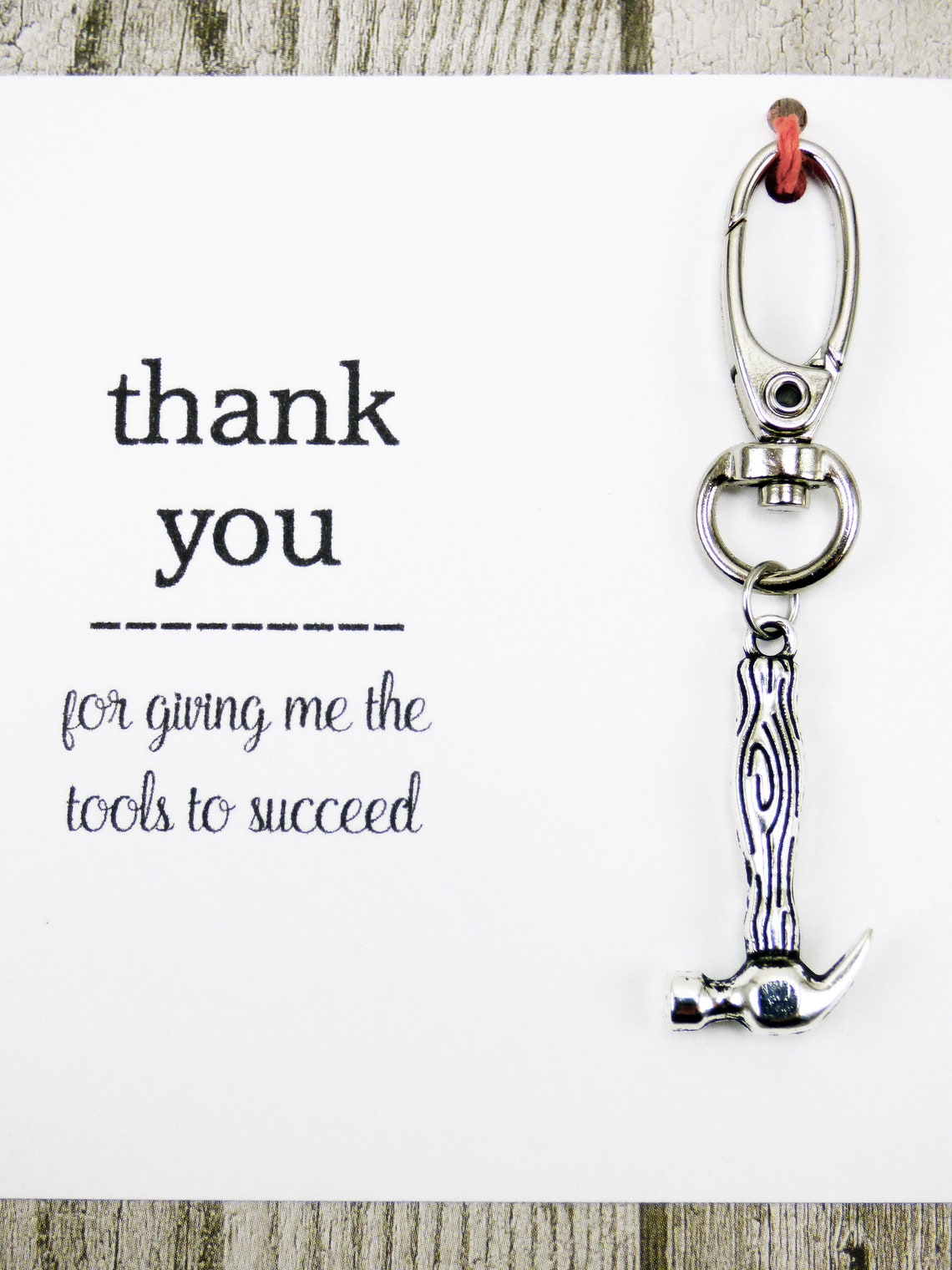 Hammer Bag Charm, Tool Key Chain, Mentor Gifts, Thank You Teacher Gift ...