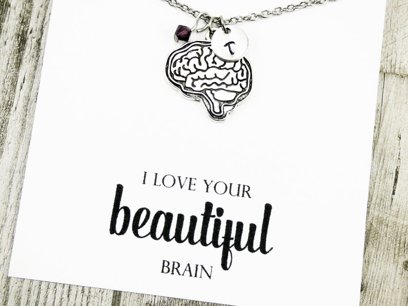 Brain Necklace, Neuroscience Gift, Nerdy Brain Gifts Cool, Neurology ...