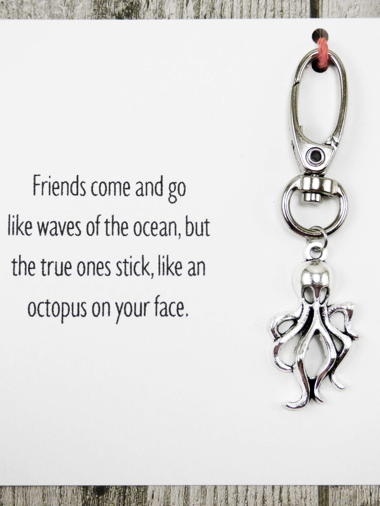 Octopus Keychain, Octopus Gifts, Meaningful Friendship Gifts ...