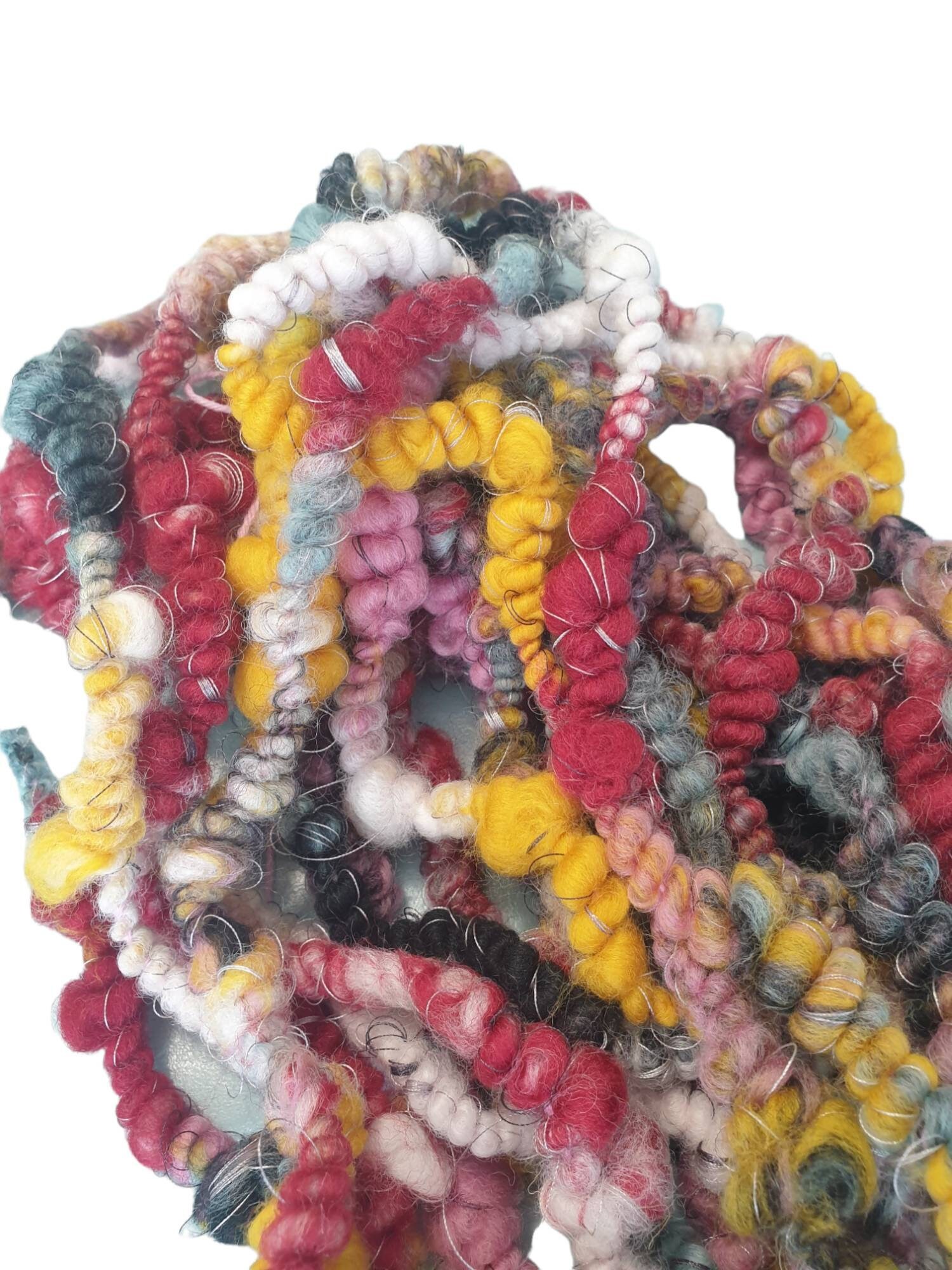 Silk Coiled Yarn - Etsy Canada