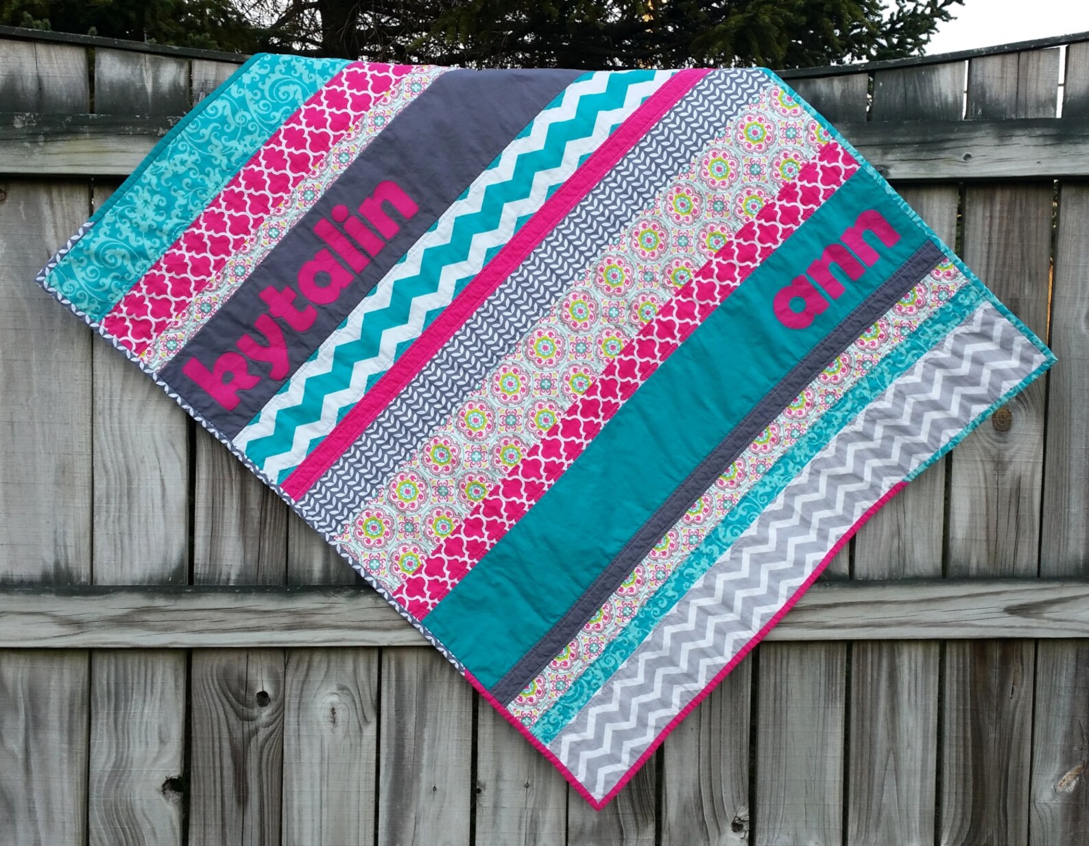 Personalized Baby Quilt Monogrammed Custom Baby Quilt - Etsy