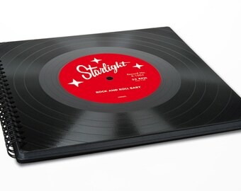 Vinyl Guest Book Personalized Music Book Unique Wedding | Etsy