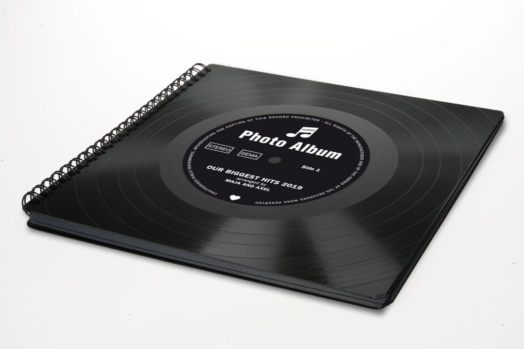 Vinyl Photo Album | Music Album Unique Gift - Phonoboy - Etsy