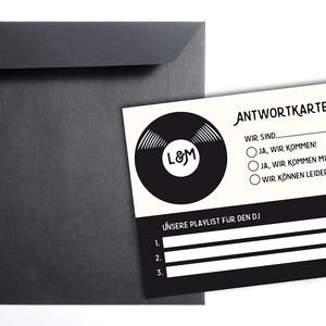 Custom Record Invites | Invitation Card Made From Vinyl | Wedding ...