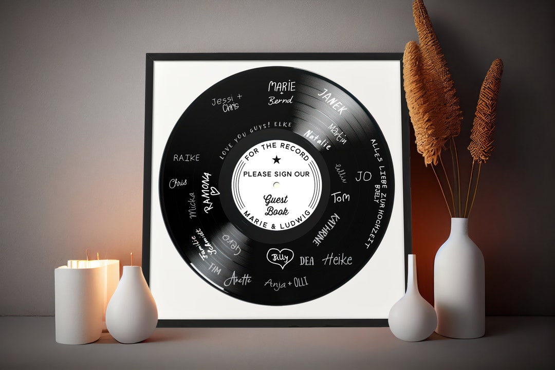 Personalized Vinyl Record | Custom Record | Record Wall Decor | Wedding ...