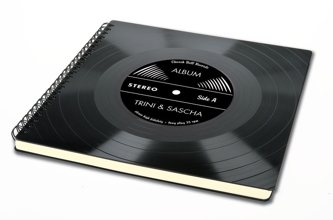 Photo Album Made From Record Personalized | Wedding Album ...