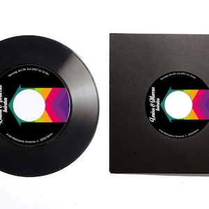 Custom Record Invites | Invitation Card Made From Vinyl | Wedding ...