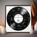 Personalized Record | Wedding Sign | Wall Guest Book With Frame | for ...