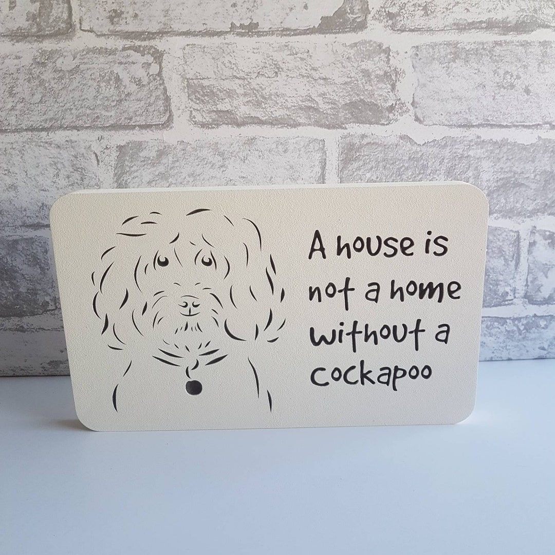 Cockapoo Christmas Gift, Dog Owner Gift, Dog Lovers Gift, Dog Sign, Pet ...