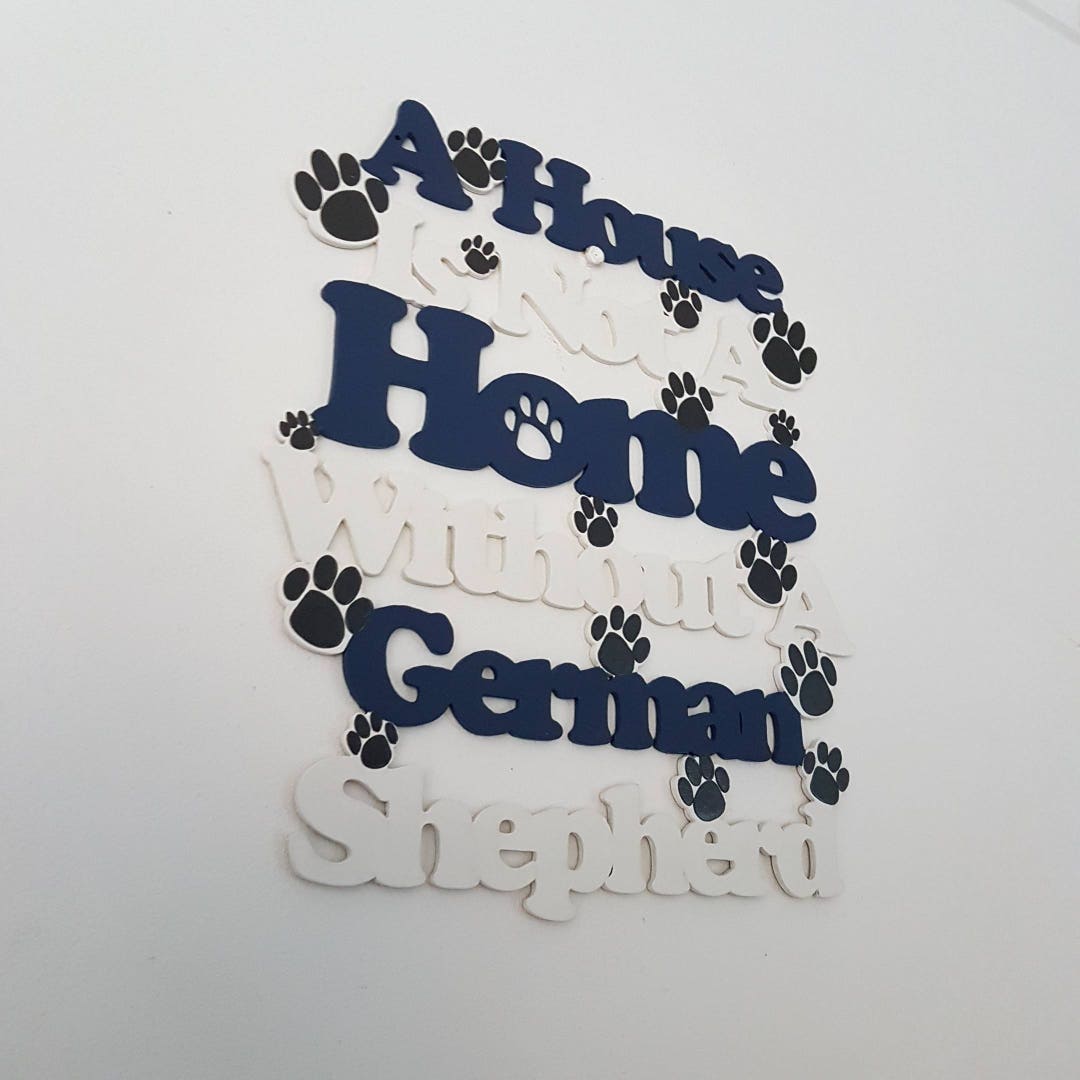 German Shepherd Wooden Hanging Sign, German Shepherd Gift, Birthday ...