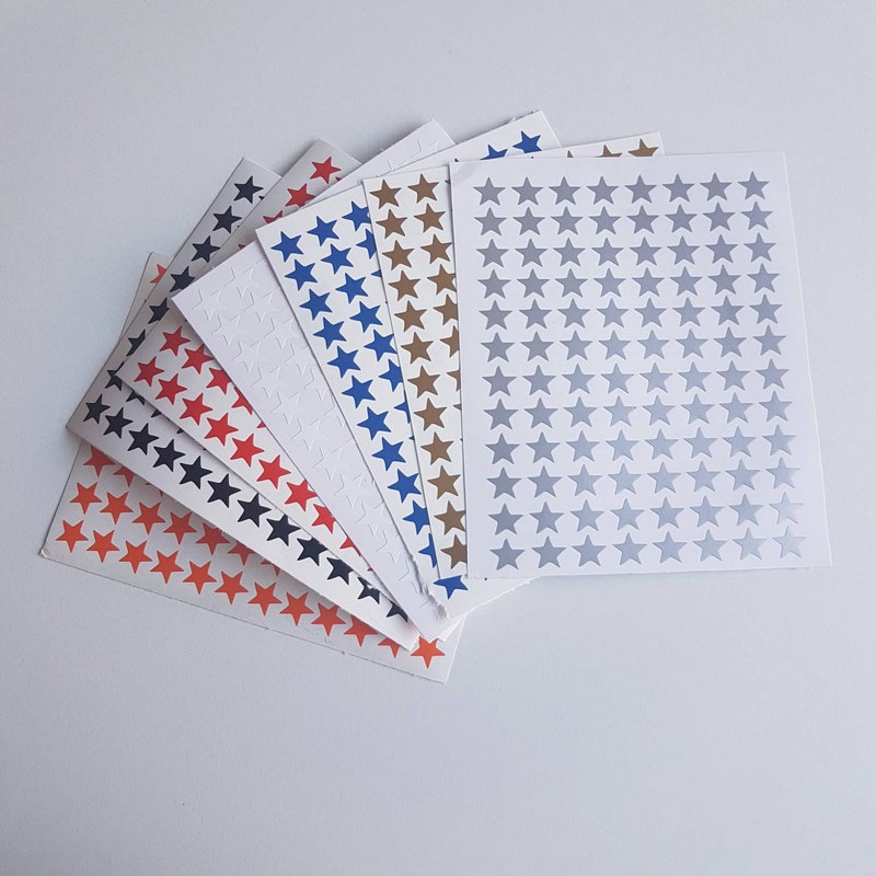 Star Stickers - Etsy