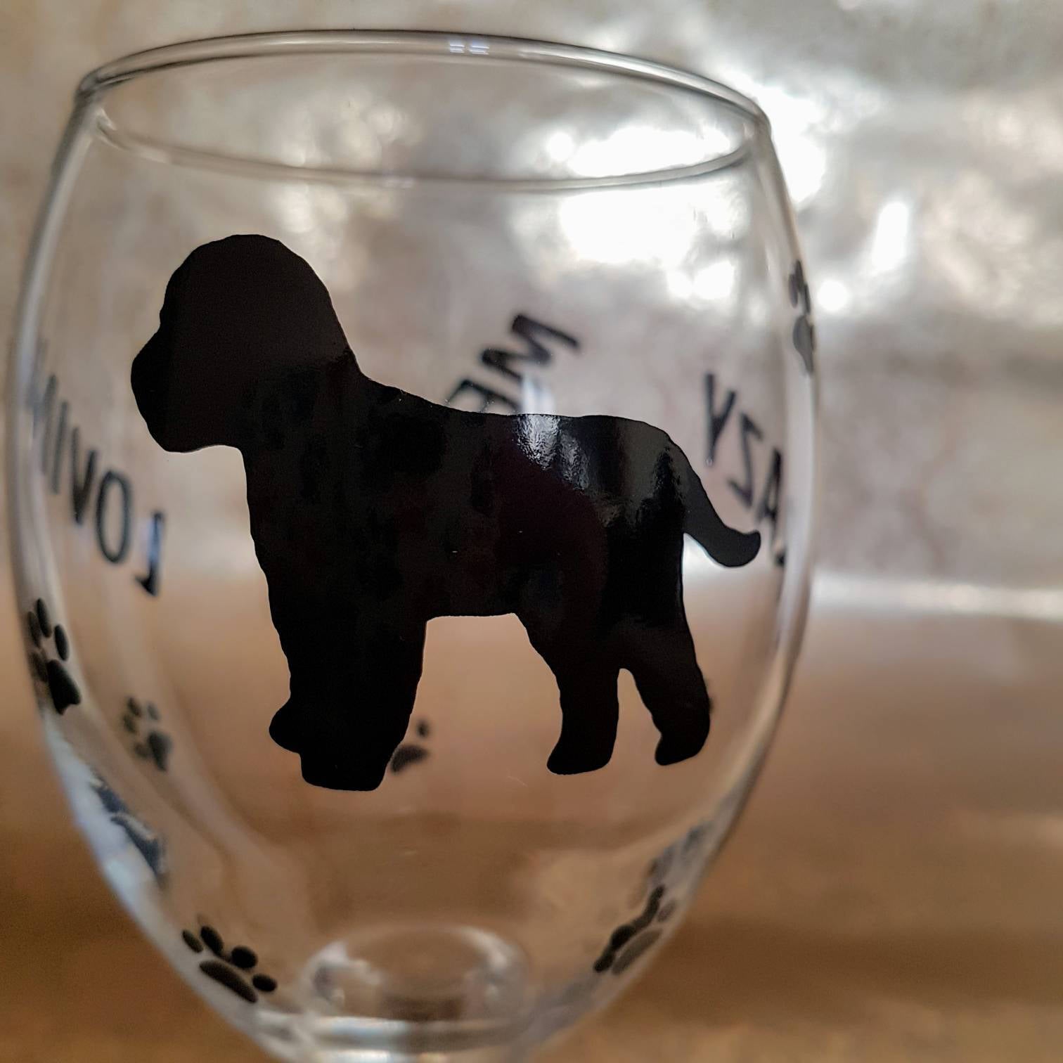 Personalised Cockapoo Wine Glass Cockapoo Gift Dog Wine - Etsy Canada