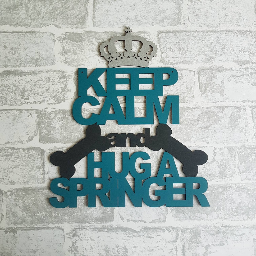 Wall Hanging Springer Spaniel Sign, Great Gift for Any Dog Lover, Dog ...