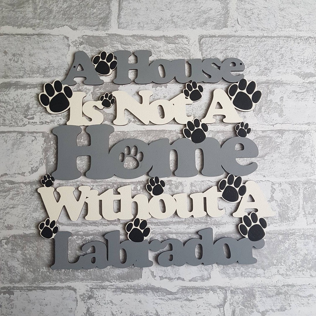 Labrador Wall Hanging Sign, Labrador Gifts, Christmas Gift for Dog ...