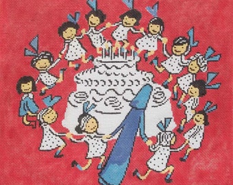 The Joy of Hand Painted Needlepoint Canvases by SallyCoreyDesigns