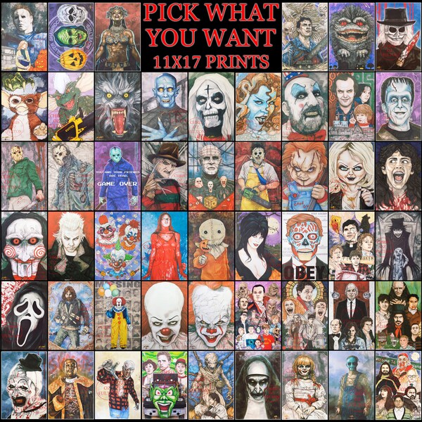 Horror Poster - Etsy