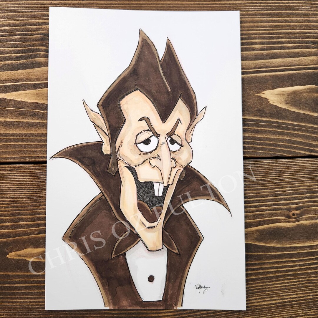 Count Chocula Original Drawing Painting Artwork by Chris Oz Fulton - Etsy