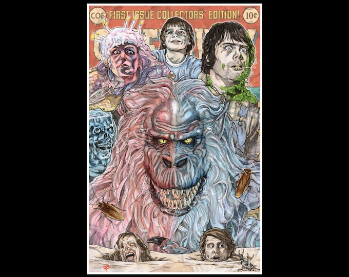 CREEPSHOW Fluffy the Crate Monster / Beast Movie Logo Vinyl Decal ...