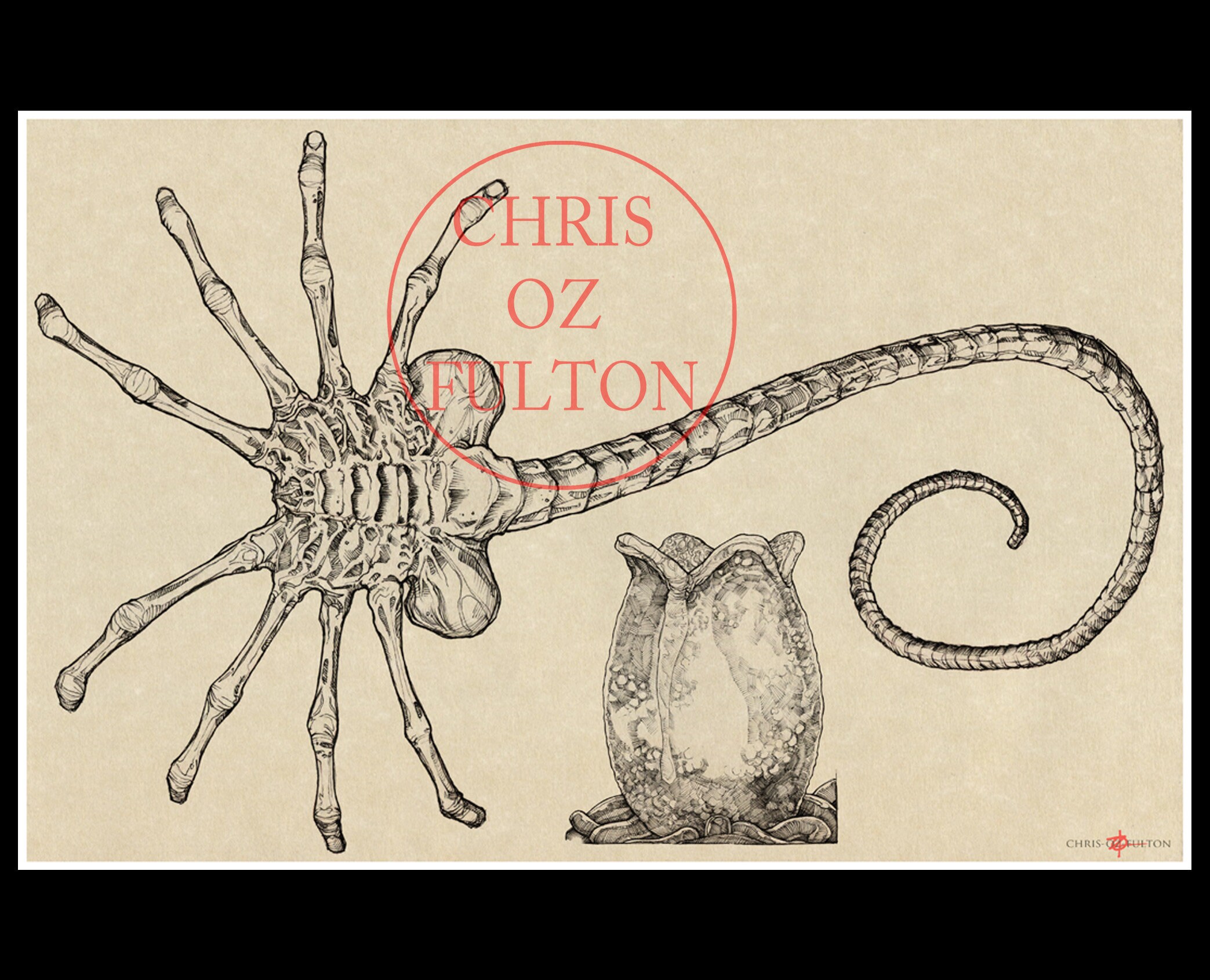 Alien Xenomorph Evolution Series 11x17 Art Prints Signed by - Etsy