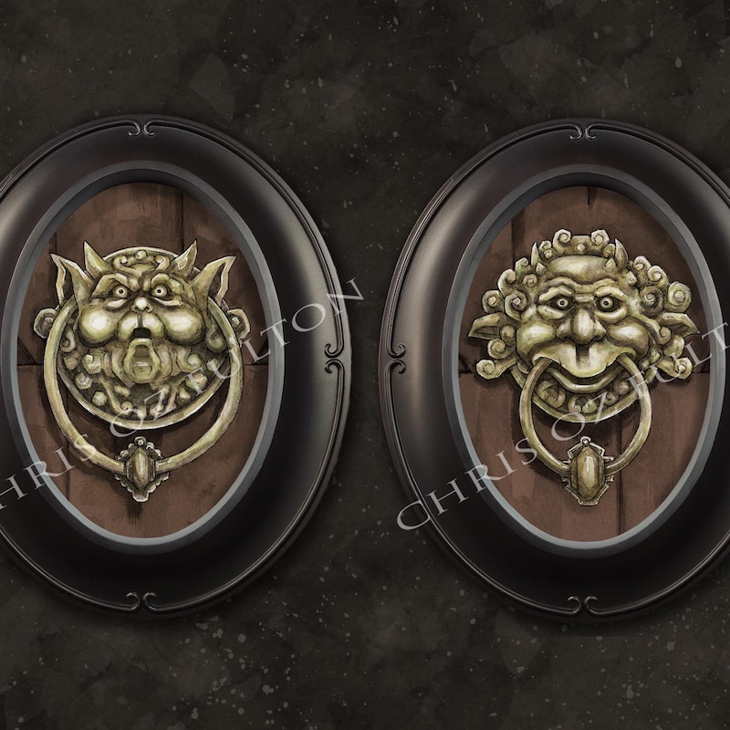 Labyrinth Door Knocker - Etsy