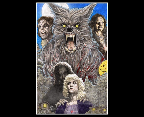 The Howling 11x17 Horror Movie Poster Wall Art Print Chris Oz | Etsy