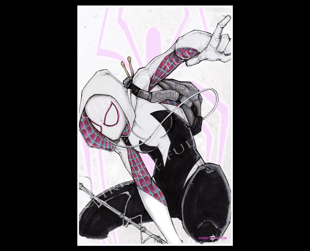 Spider-gwen Poster Print - Etsy