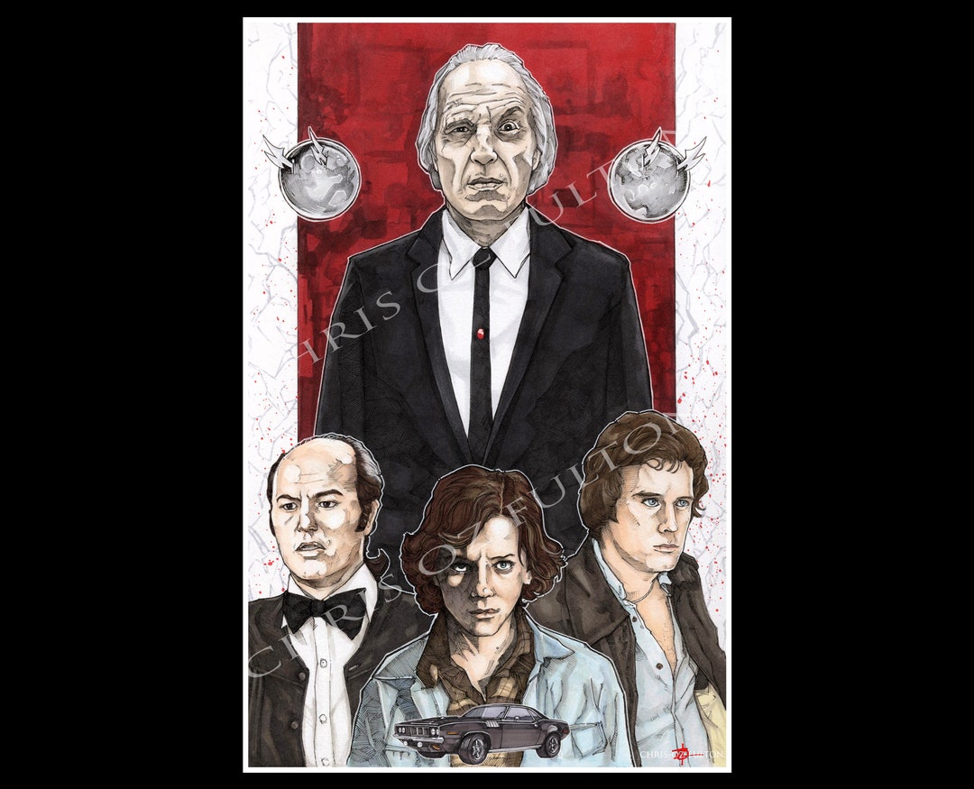 Phantasm 1979 Horror Movie Art Poster Print by Artist Chris Oz Fulton ...