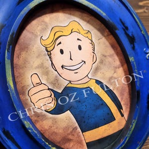 Fallout Vault Boy and Nuka Cola Girl Framed Art Print Set of 2 by Chris ...