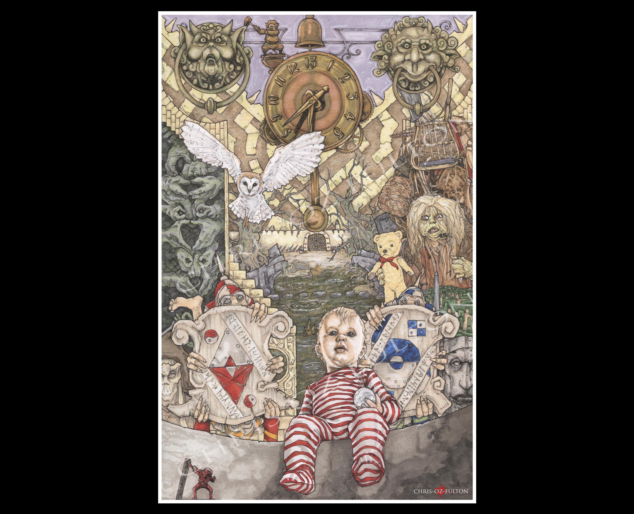 Labyrinth Jareth Toby and Sarah Set of 3 11x17 Poster Prints | Etsy