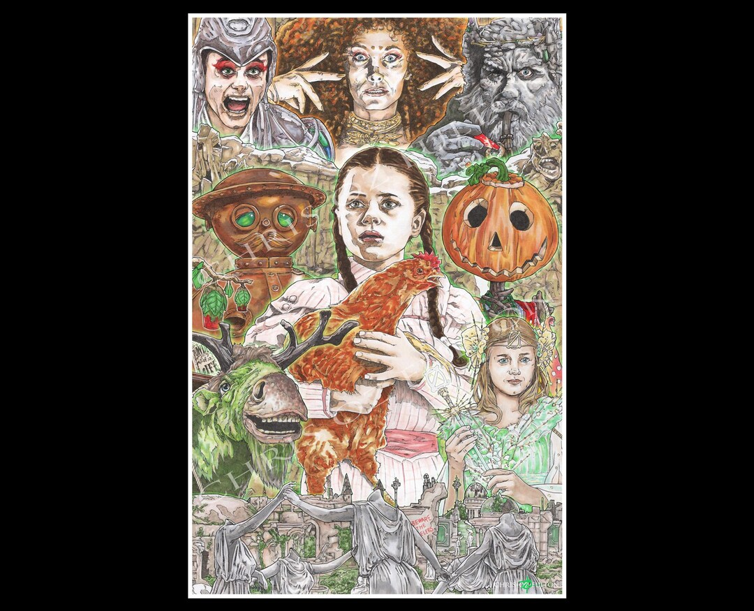 Return to Oz Movie Poster Wall Art Print Signed by Artist Chris Oz ...