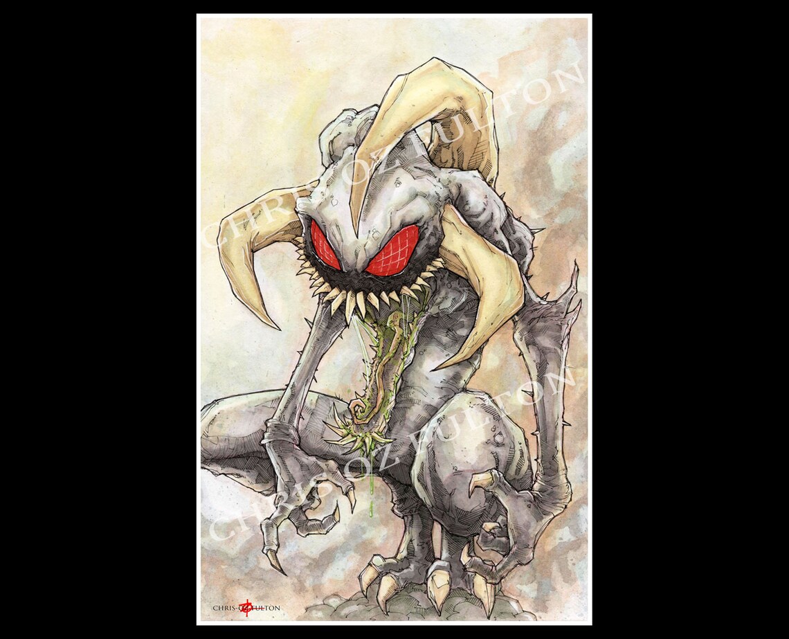 Spawn Violator Comic Book Poster Art Print Signed by Artist - Etsy