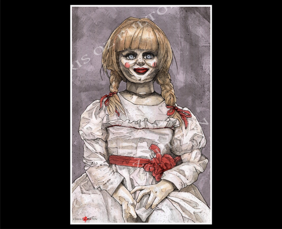 Annabelle Doll 11x17 Horror Movie Poster Wall Art Print Signed by ...