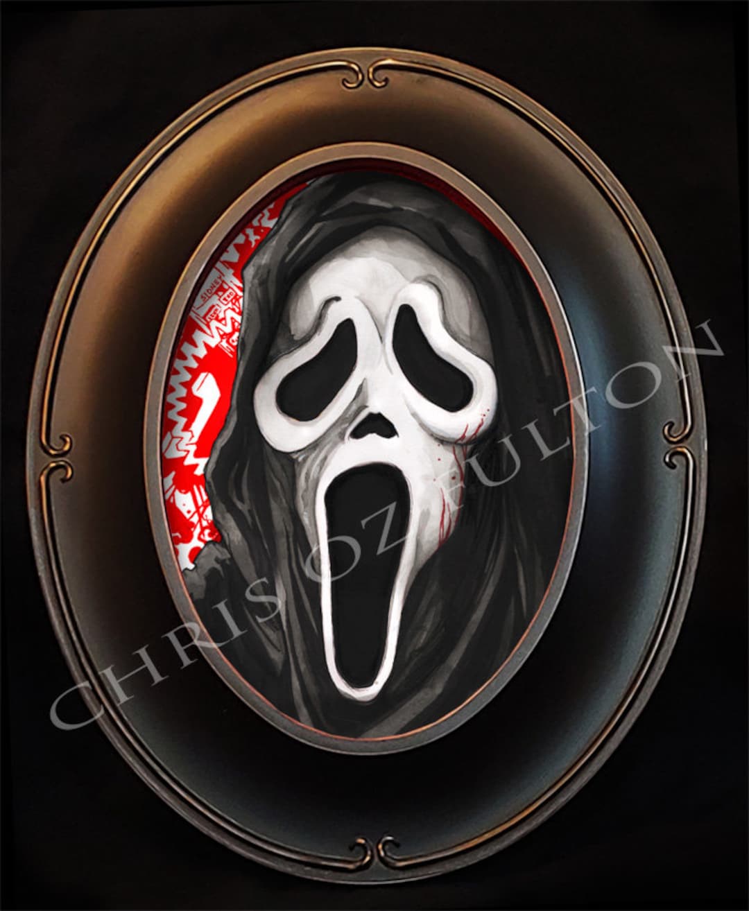 Horror Screaming Face
