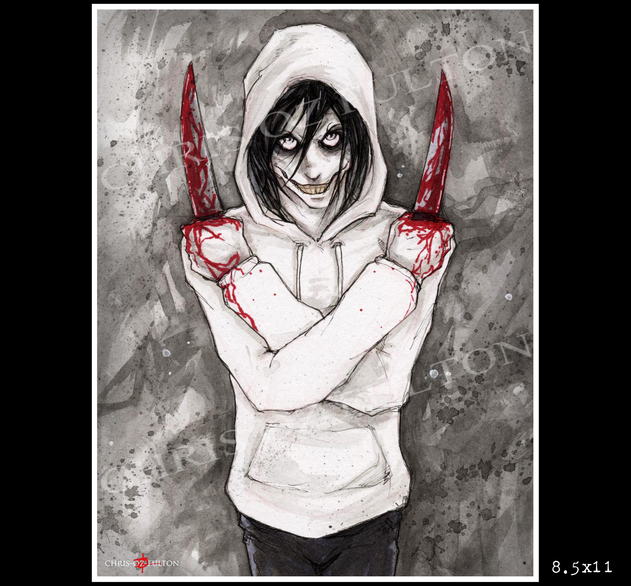 Jeff The Killer Blood Drawings
