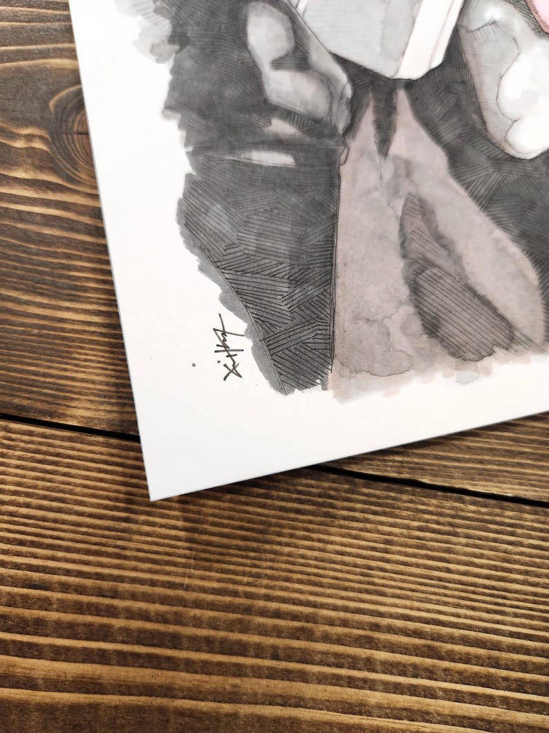 Scary Movie Ghostface Original Drawing Painting Artwork by Chris Oz ...